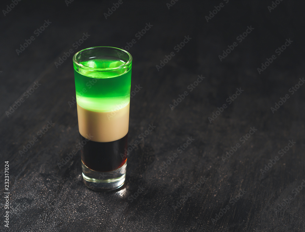 Colorful Alcohol Shots