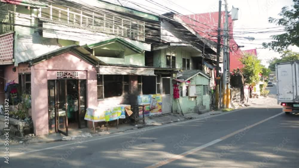 Storefront in the Philippines vídeo de Stock | Adobe Stock