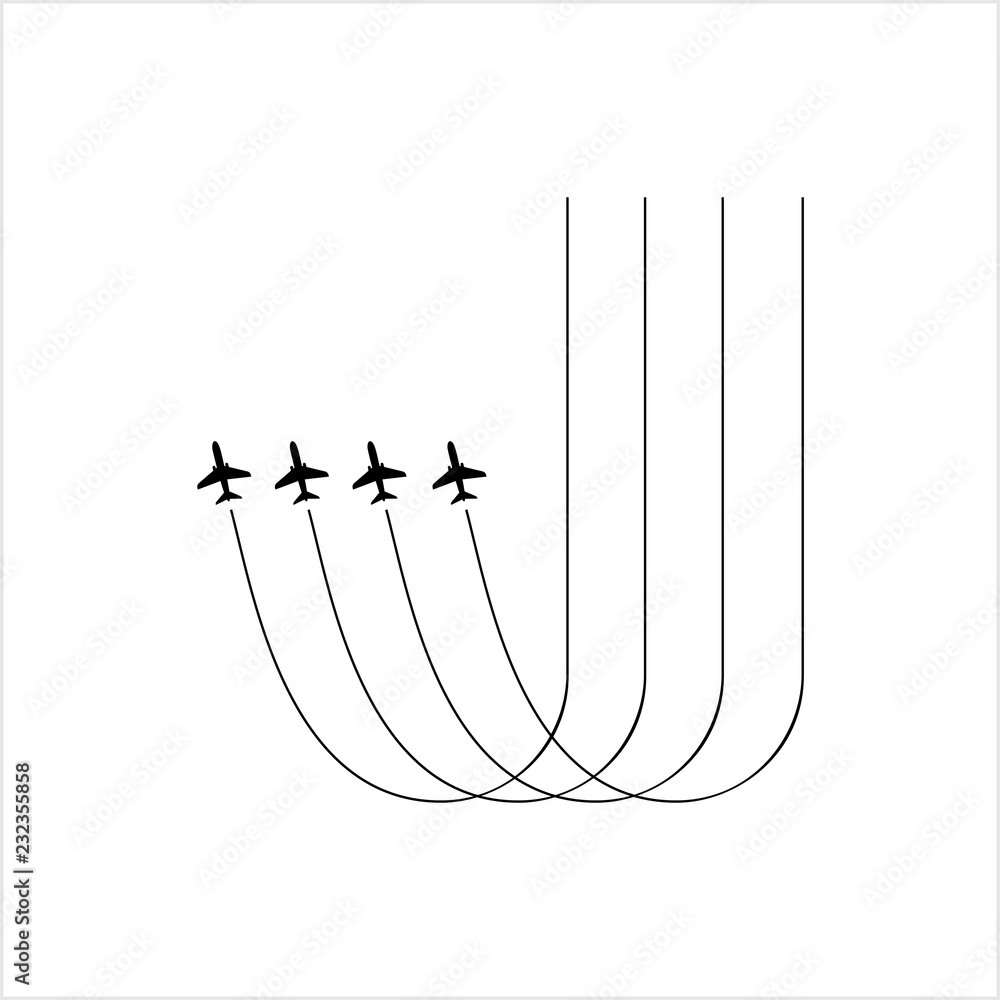 Airplane Flying Formation, Air Show Display, The Disciplined Flight ...