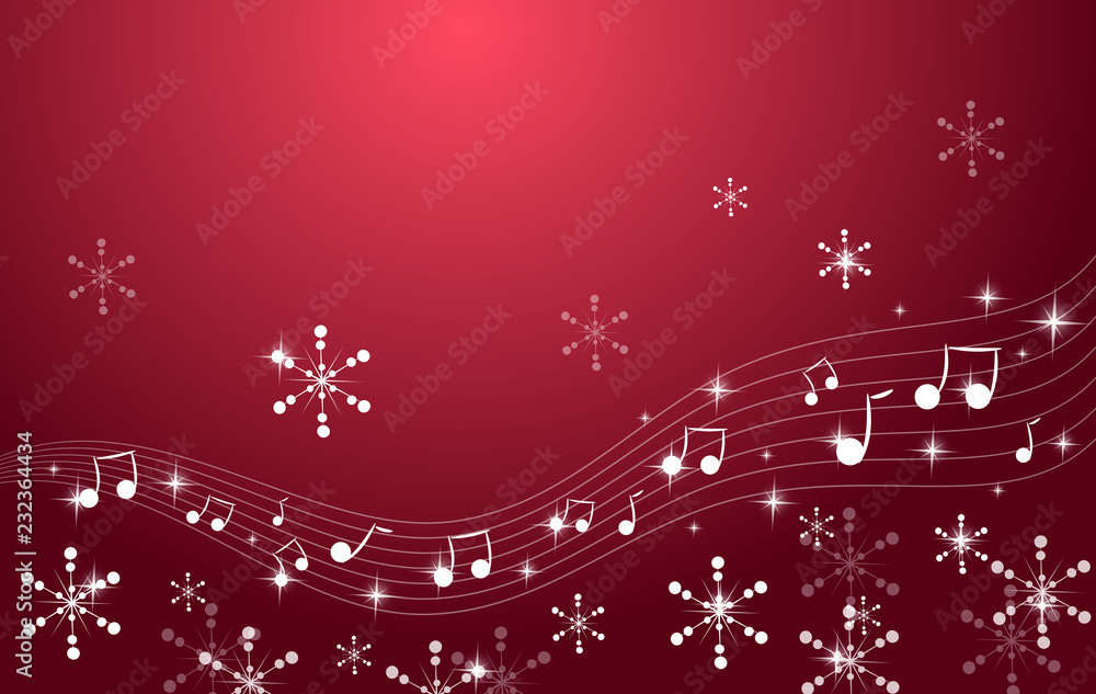 Christmas concert background Stock Illustration | Adobe Stock