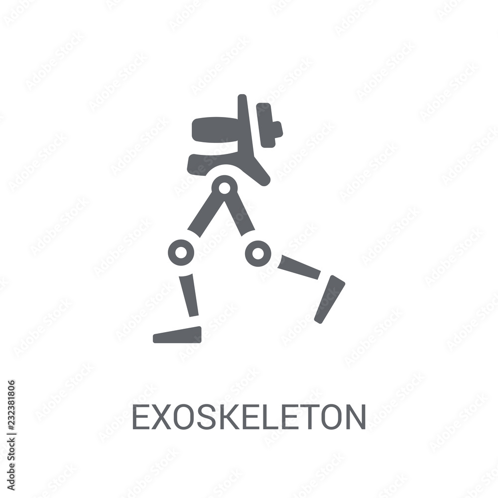 Exoskeleton icon. Trendy Exoskeleton logo concept on white background ...