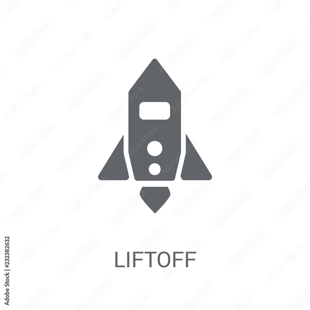 Liftoff icon. Trendy Liftoff logo concept on white background from ...