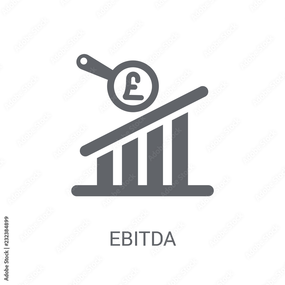Ebitda icon. Trendy Ebitda logo concept on white background from ...