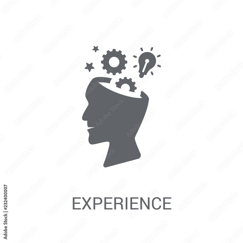 Experience icon. Trendy Experience logo concept on white background ...