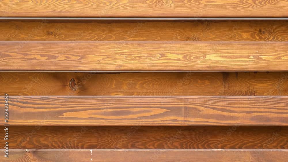 Wooden background rotate in interior house. Backdrop of parallel boards ...