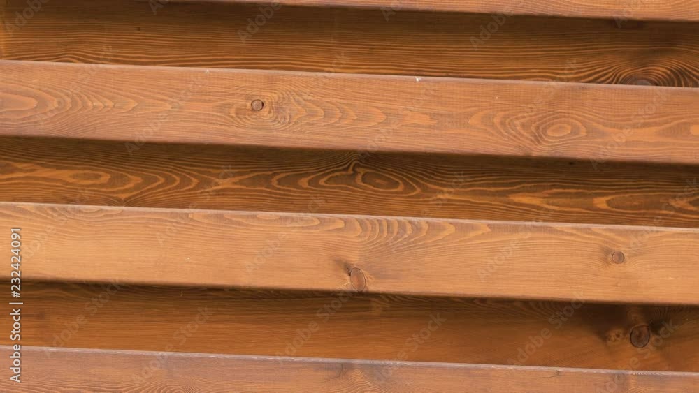 Wooden background rotate in interior house. Backdrop of parallel boards ...