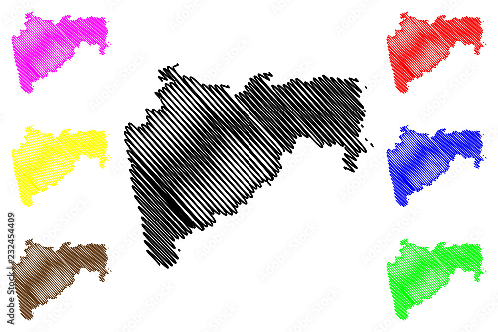 Maharashtra (States and union territories of India, Federated states ...