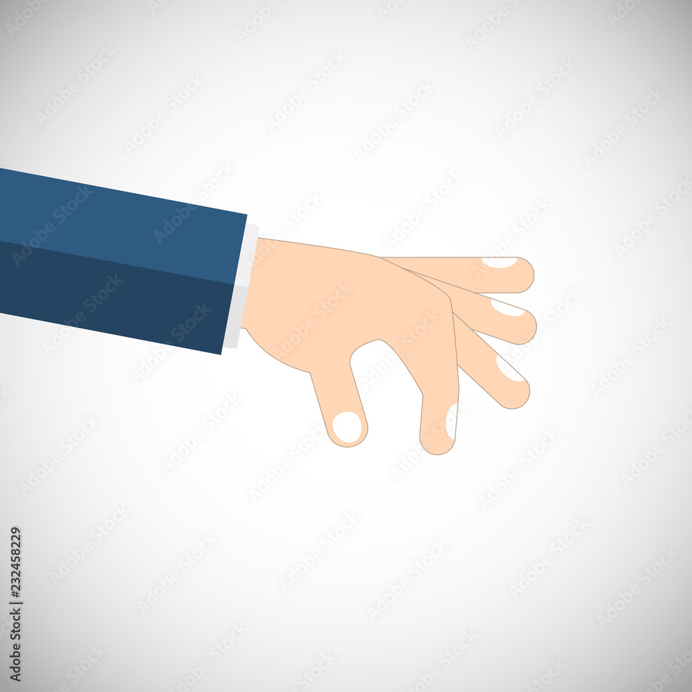 Hand Picking Up Vector