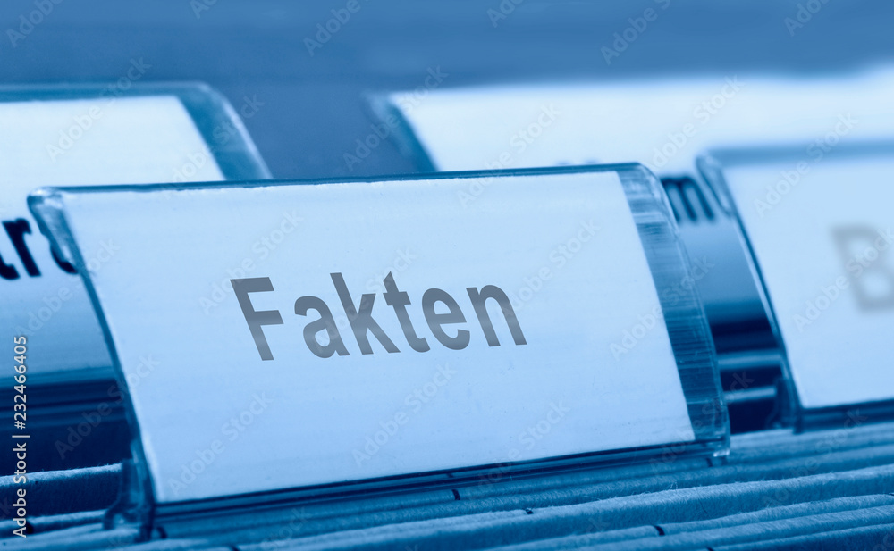Fakten - Symbolfoto Stock Photo | Adobe Stock