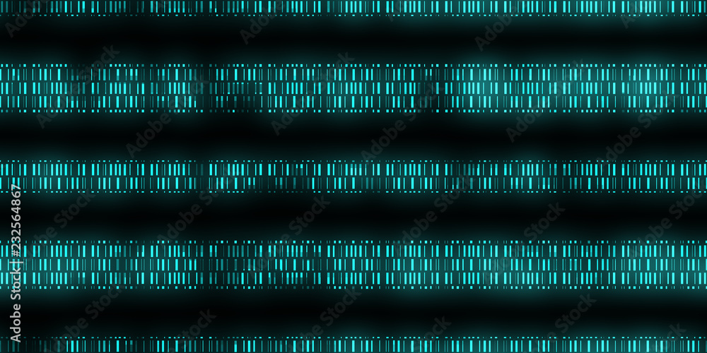 Blue Dna Data Code Background Seamless Science Dna Data Code Output