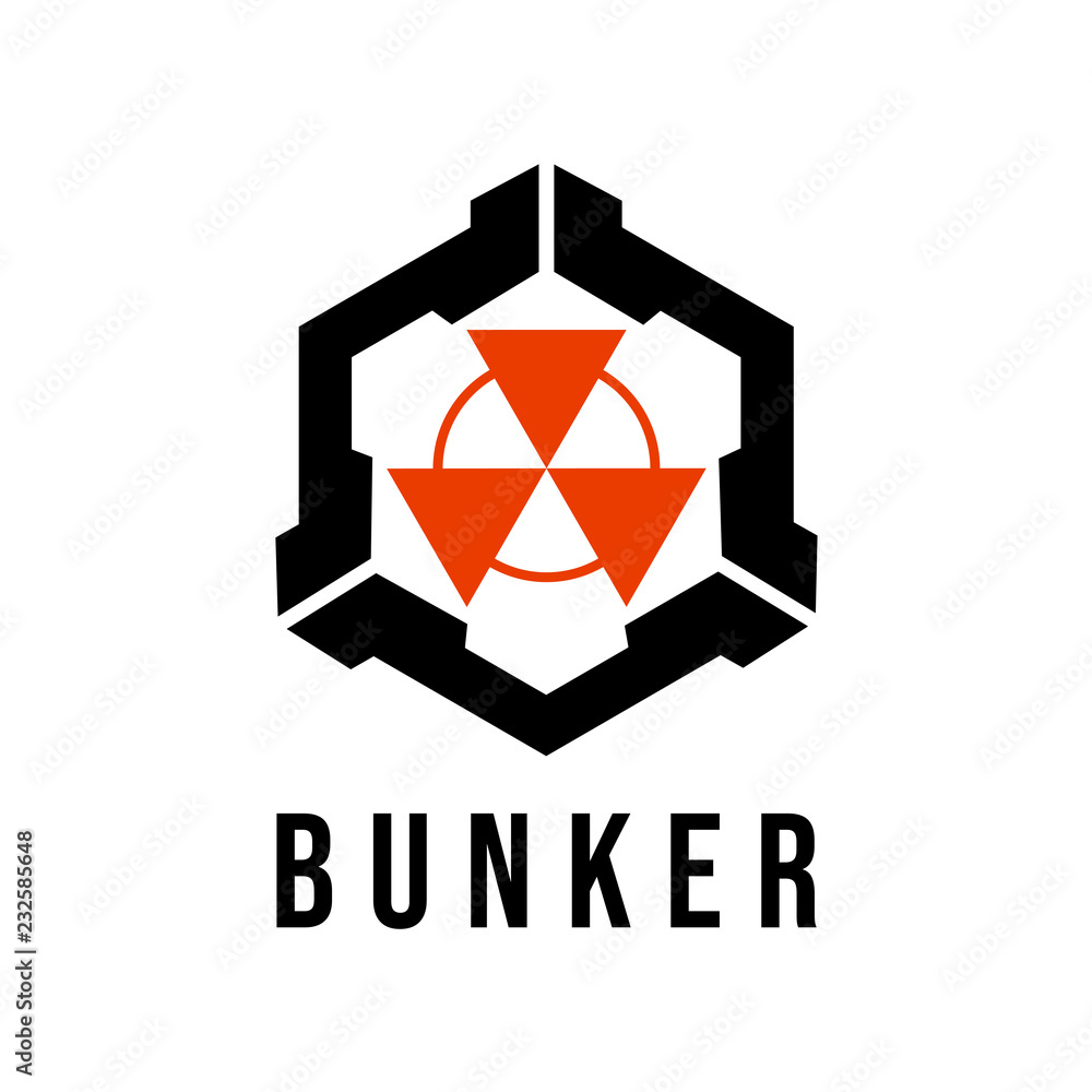iconic bunker logo Stock Vector | Adobe Stock