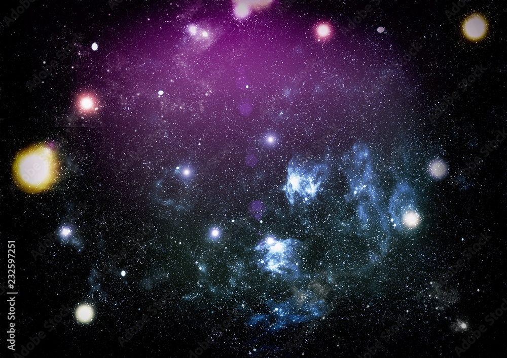 Deep space. High definition star field background . Starry outer space ...