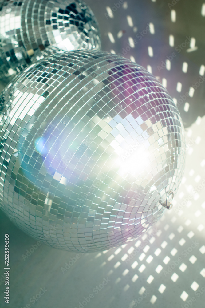 Disco ball arangement Stock Photo | Adobe Stock