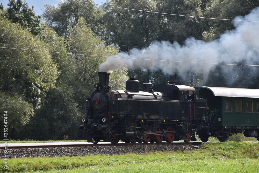 Österreich, Osttirol, Lienz, Pustertalbahn, Dampflok, Dampf, Sonderzug ...