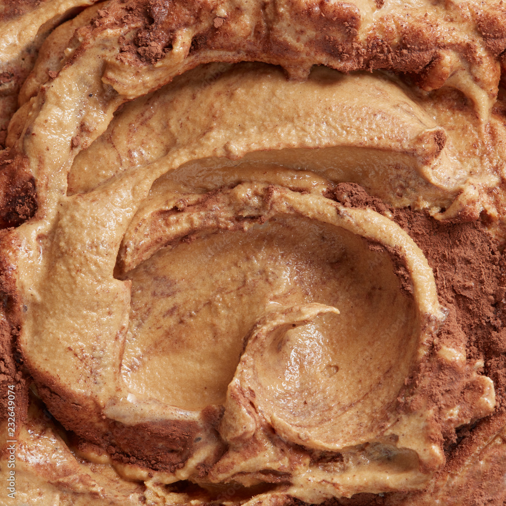 Texture of Ice Cream . Stock Photo | Adobe Stock