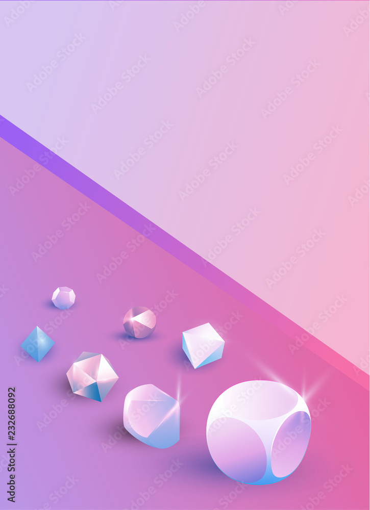 Set of DIY d20 dices, rpg game realistic template for web and print ...