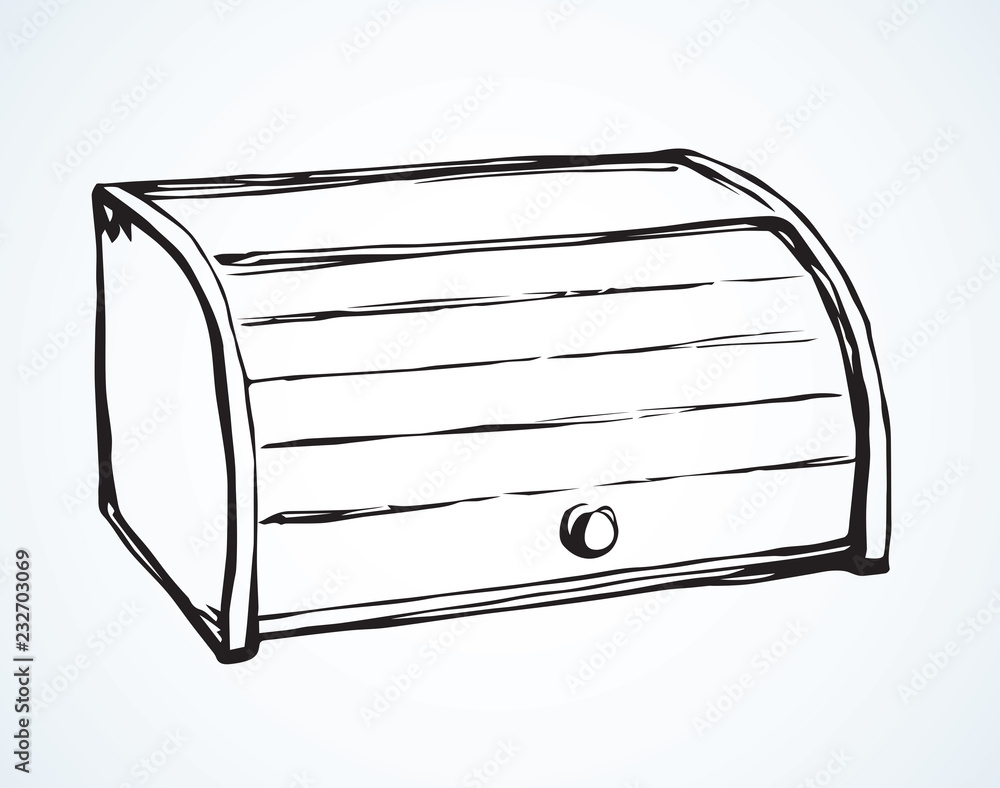 Breadbox. Vector drawing Stock Vector | Adobe Stock