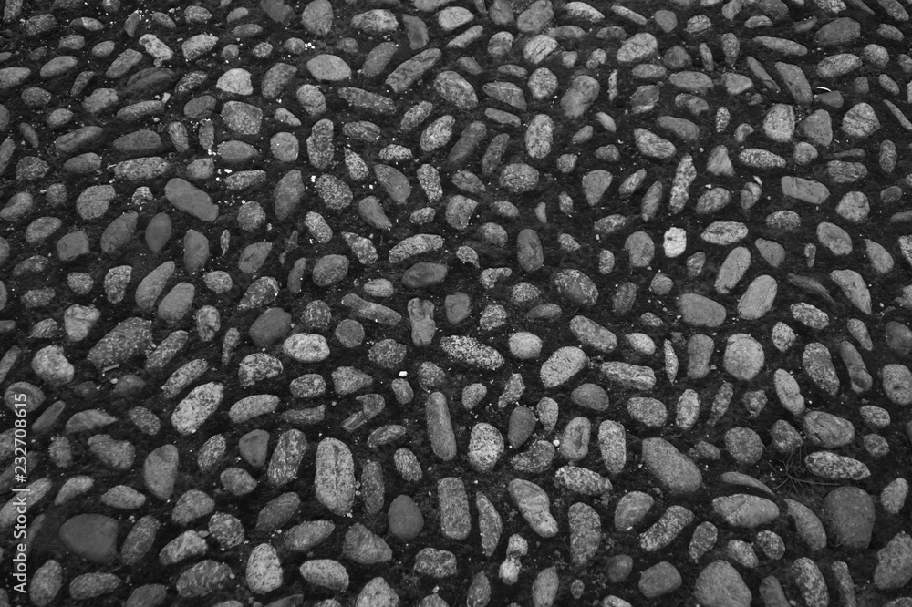 Dark Cobblestone Background