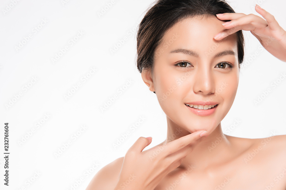 Beautiful Young asian Woman with Clean Fresh Skin Stock Photo | Adobe Stock
