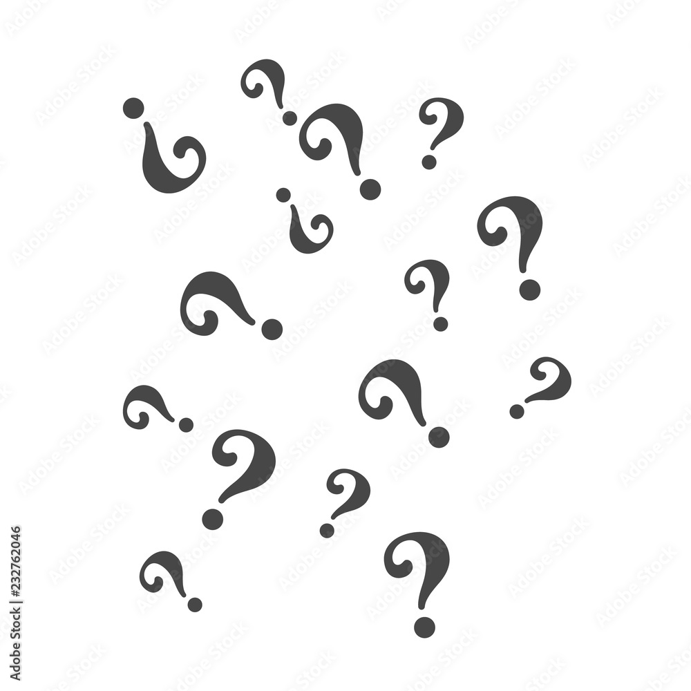 Question mark pattern. Question design vector background Stock Vector ...