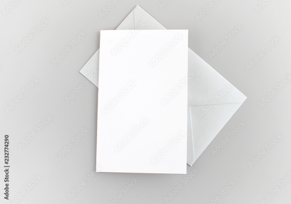 Blank greeting card to place your design, greeting, invitation card ...