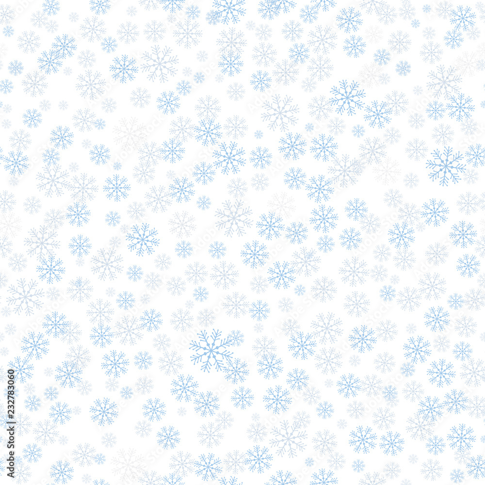 Snowflakes Wallpaper Blue