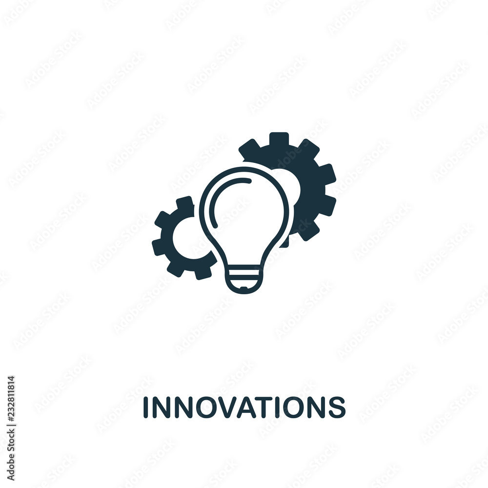 Innovations icon. Premium style design from startup icon collection. UI ...