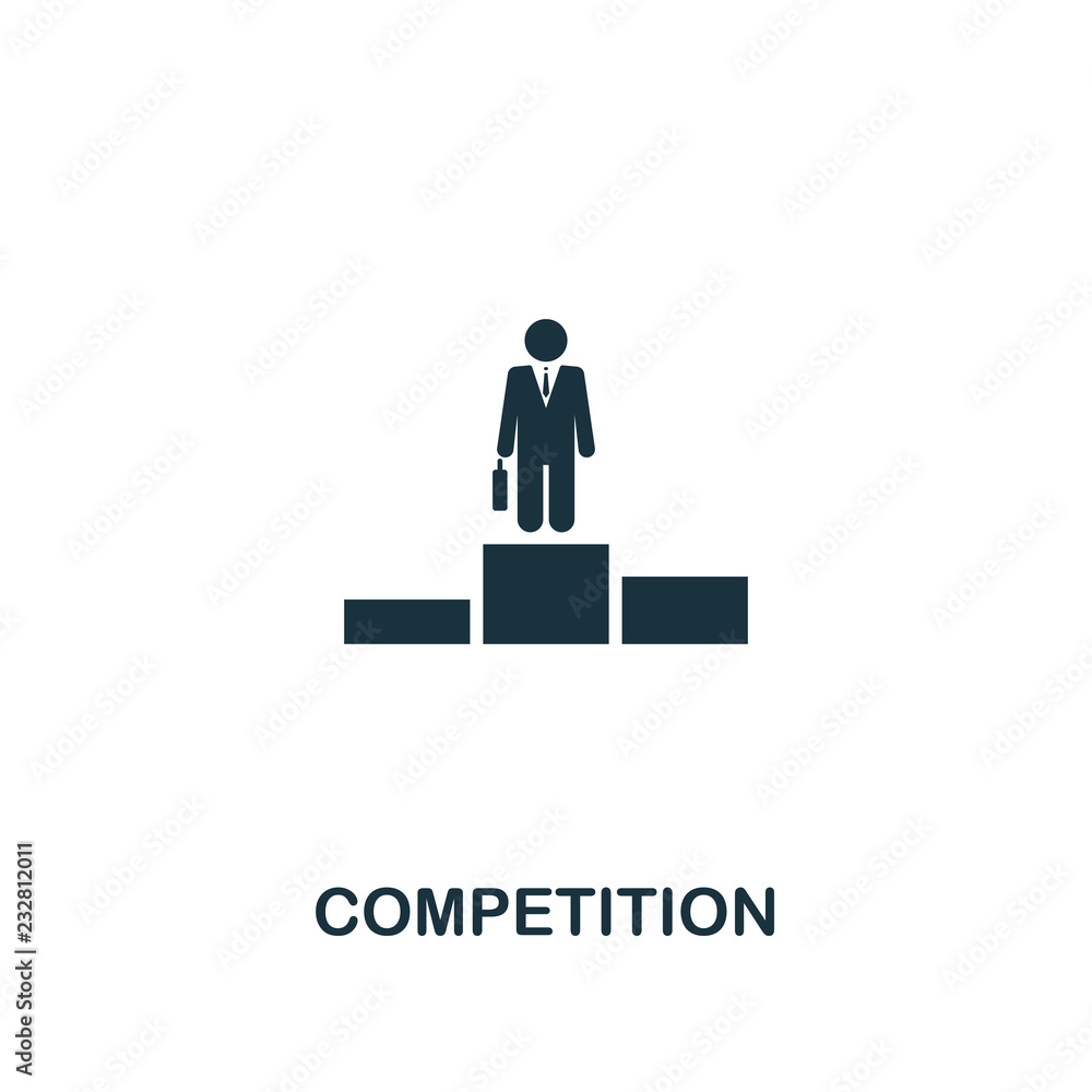 Competition icon. Premium style design from startup icon collection. UI ...