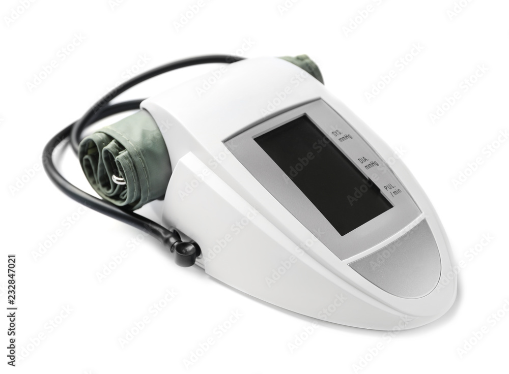 Modern digital sphygmomanometer for measuring blood pressure and ...