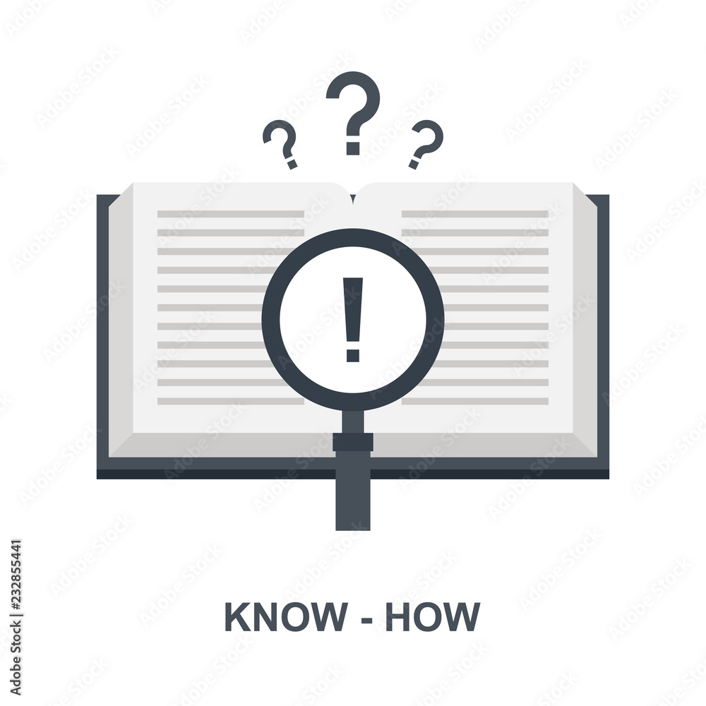 Know-How icon concept Stock Vector | Adobe Stock