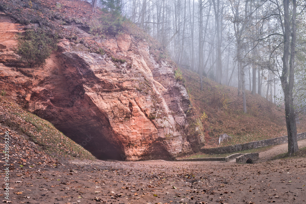 Gutman's Cave is the widest and highest cave in the Baltic countries ...