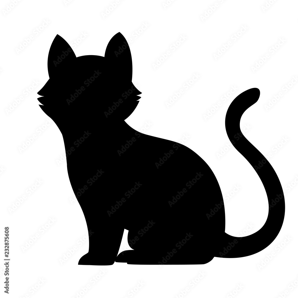 Sitting Cat Vector