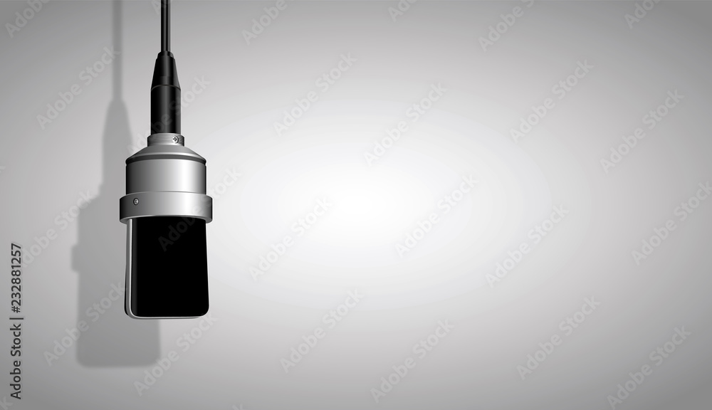 Hanging Condenser Mic Stock Vector | Adobe Stock