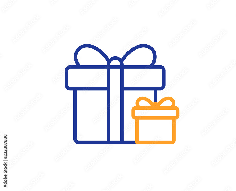 Gift Icon Blue