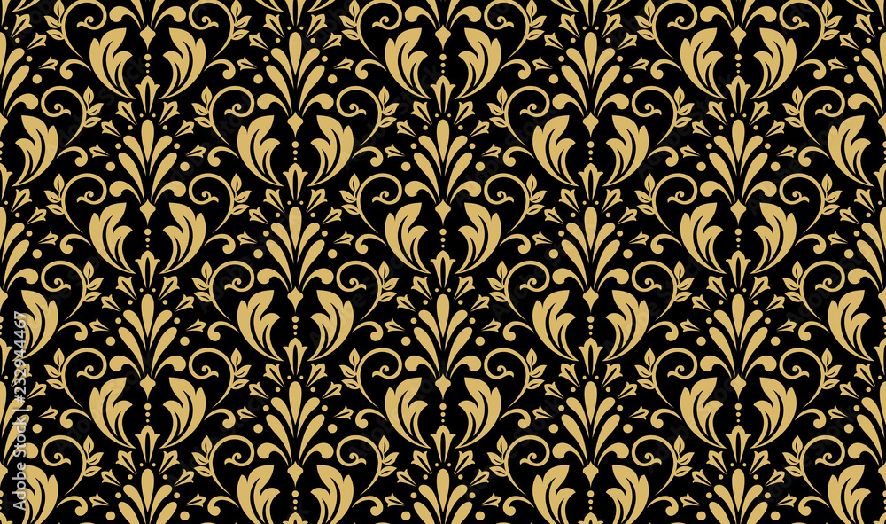 Baroque Print Wallpaper