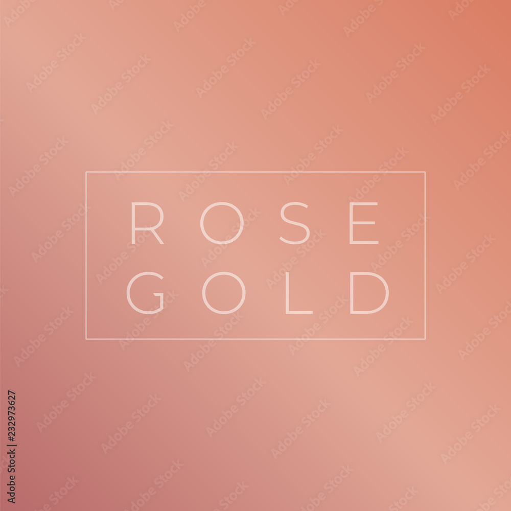 Rose gold gradient collection. Rose gold vector background Stock Vector ...
