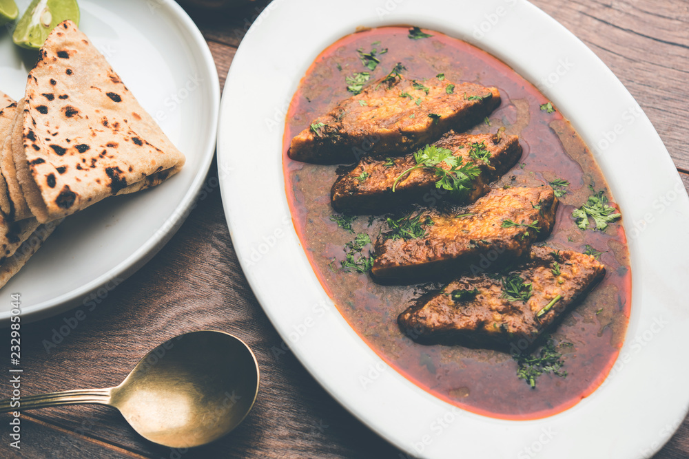 Patodi Rassa Bhaji or patwadi Sabji, a popular Maharashtrian spicy ...