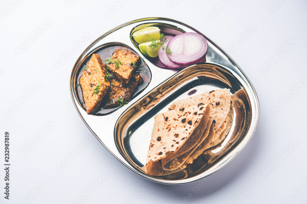 Patodi Rassa Bhaji or patwadi Sabji, a popular Maharashtrian spicy ...