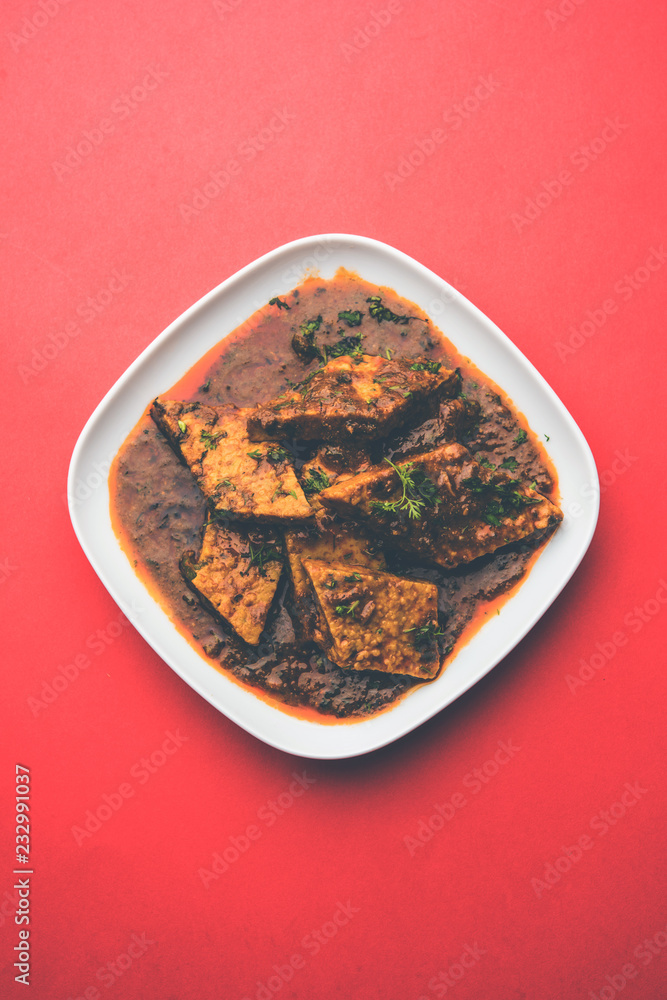 Patodi Rassa Bhaji or patwadi Sabji, a popular Maharashtrian spicy ...