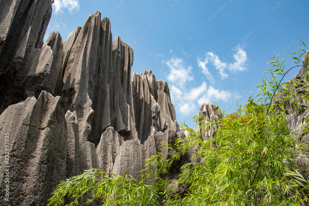 Chinease rock formations Stock Photo | Adobe Stock