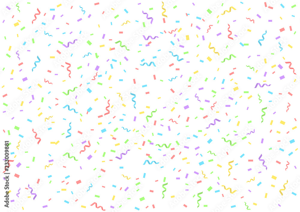 Colorful confetti background Stock Vector | Adobe Stock