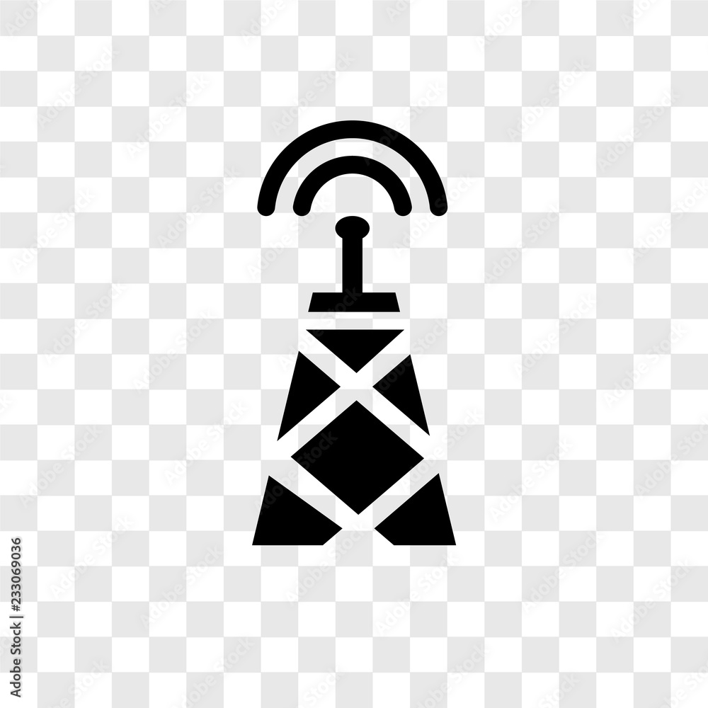 Radar vector icon isolated on transparent background, Radar ...