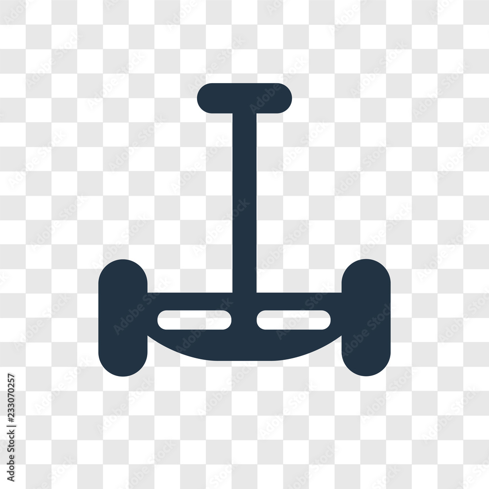 Hoverboard vector icon isolated on transparent background, Hoverboard ...