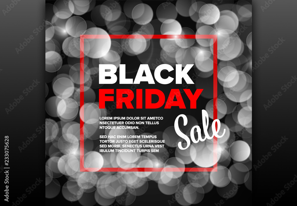 Black Friday Social Media Post Layout Stock Template | Adobe Stock