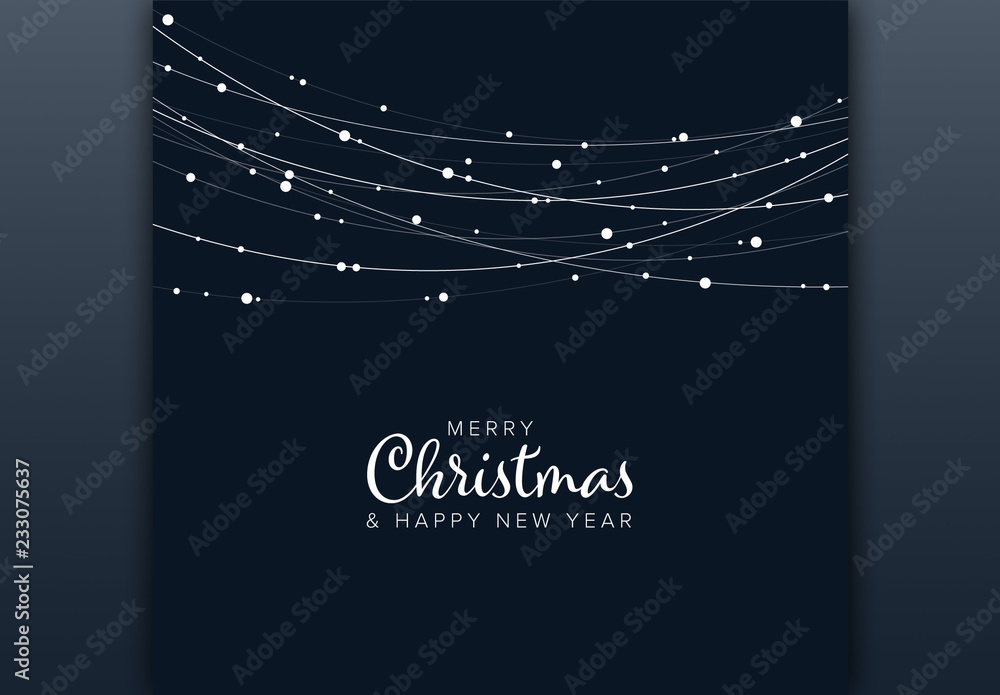Christmas Card Layout Stock Template | Adobe Stock