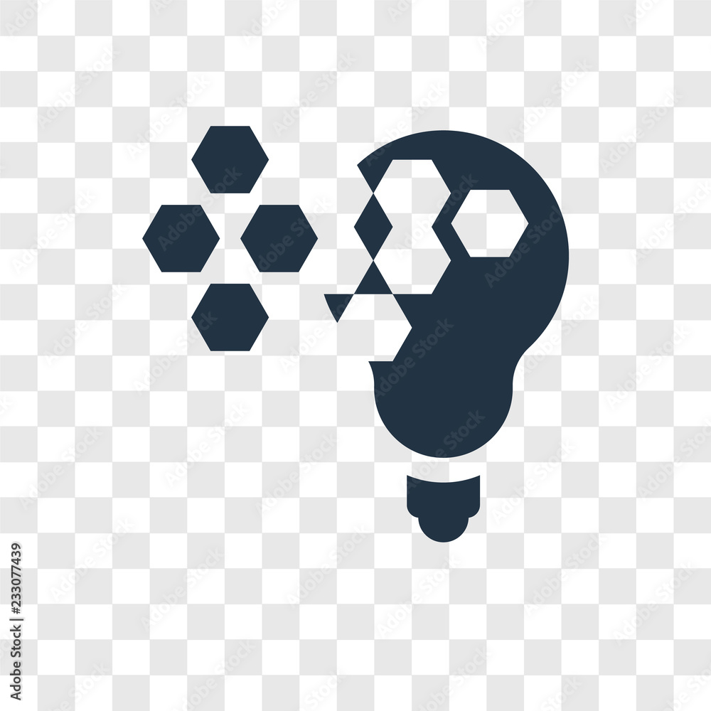 Dispersion vector icon isolated on transparent background, Dispersion ...