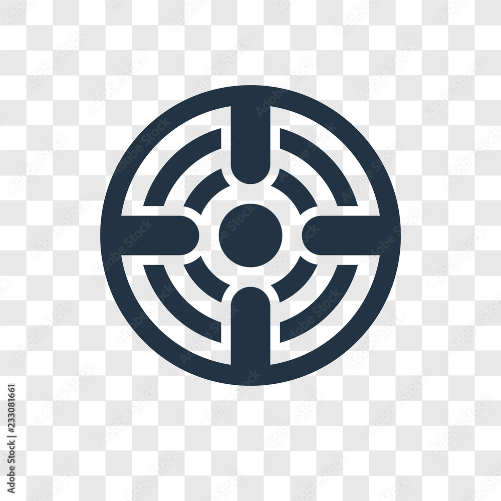 Target vector icon isolated on transparent background, Target ...