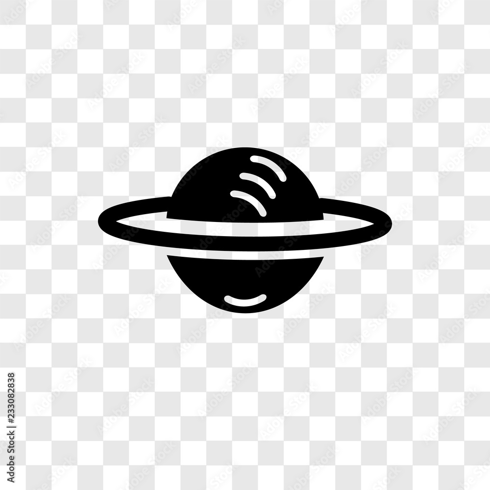 Uranus vector icon isolated on transparent background, Uranus ...