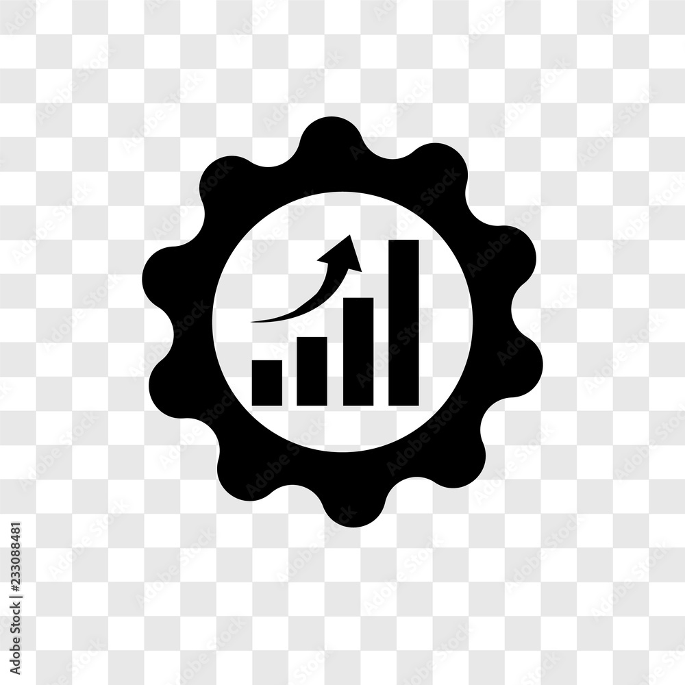 Efficiency vector icon isolated on transparent background, Efficiency ...