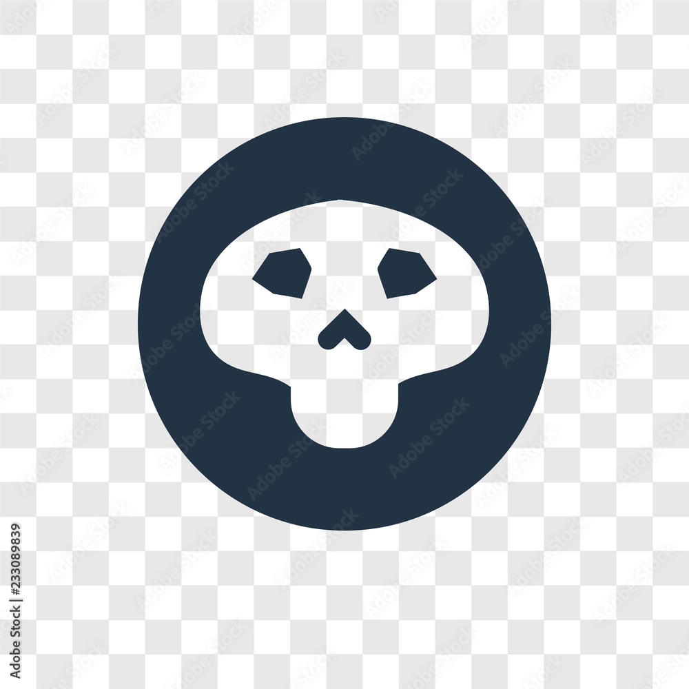 Death vector icon isolated on transparent background, Death ...